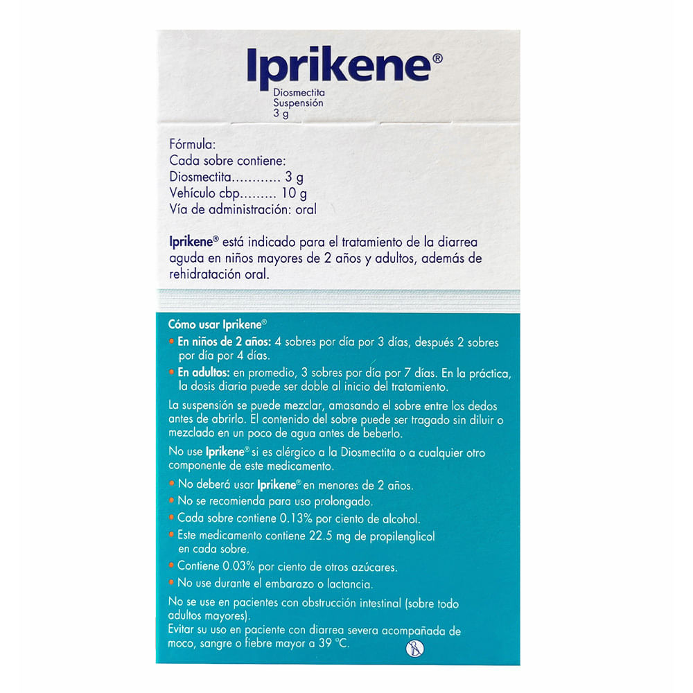 Iprikene 3 g Suspension Sabor Cacao-Caramelo 8 Sobres - Farmacias Klyns