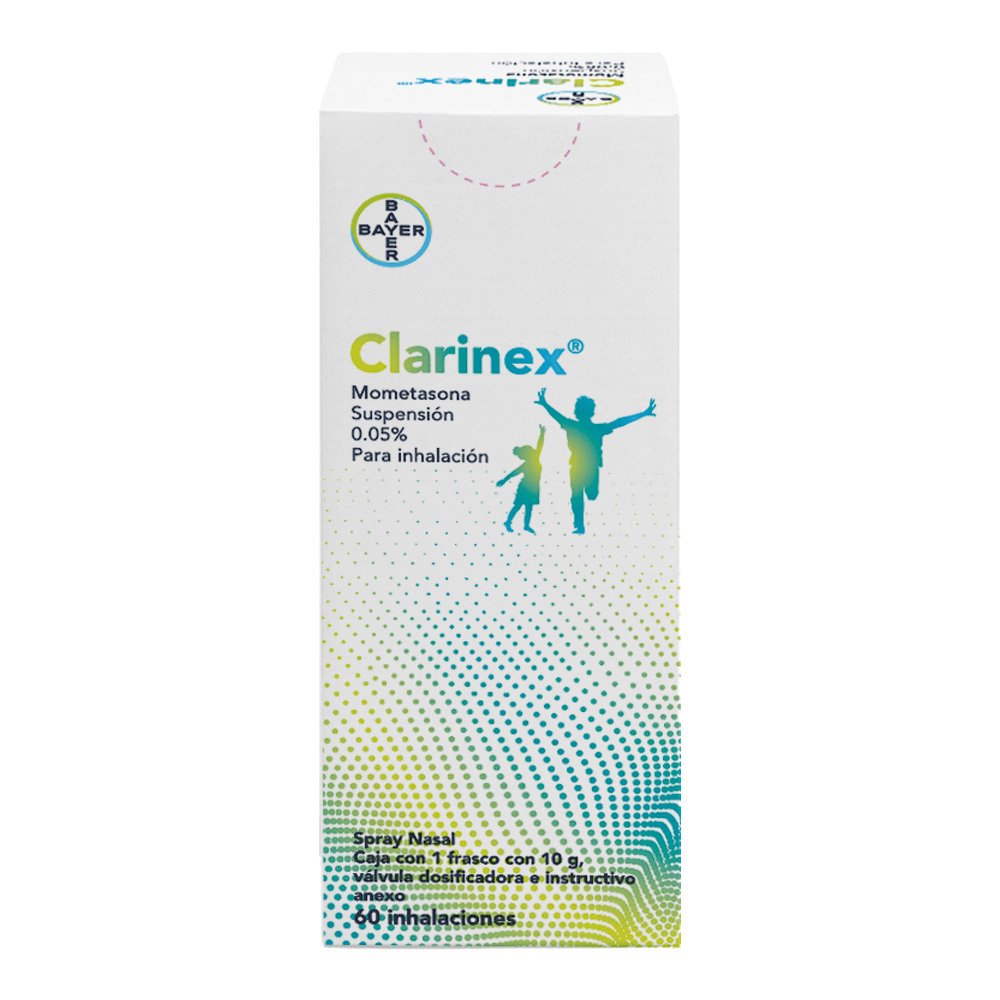 Clarinex Suspension 0.05% Frasco con 10 g 60 Inhalaciones - Farmacias Klyns