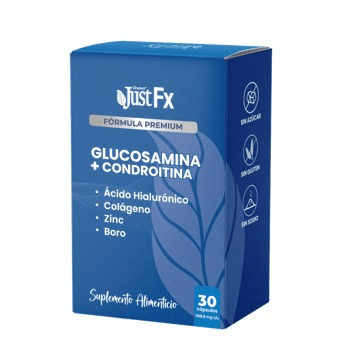 Glucosamina + Condroitina Just FX Suplemento Alimenticio 30 Capsulas ...