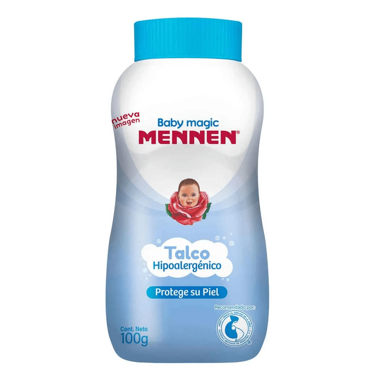 Talco para Bebe Menen Baby Magic Azul 100 g - Farmacias Klyns