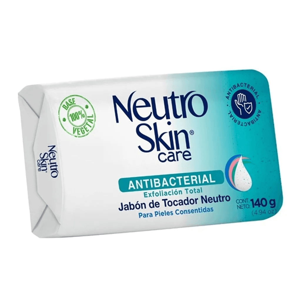 Jabon Neutro Skin Care Antibacterial 140 g - Farmacias Klyns