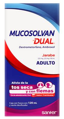 Mucosolvan Dual Jarabe Adulto Frasco con 120 mL - Farmacias Klyns