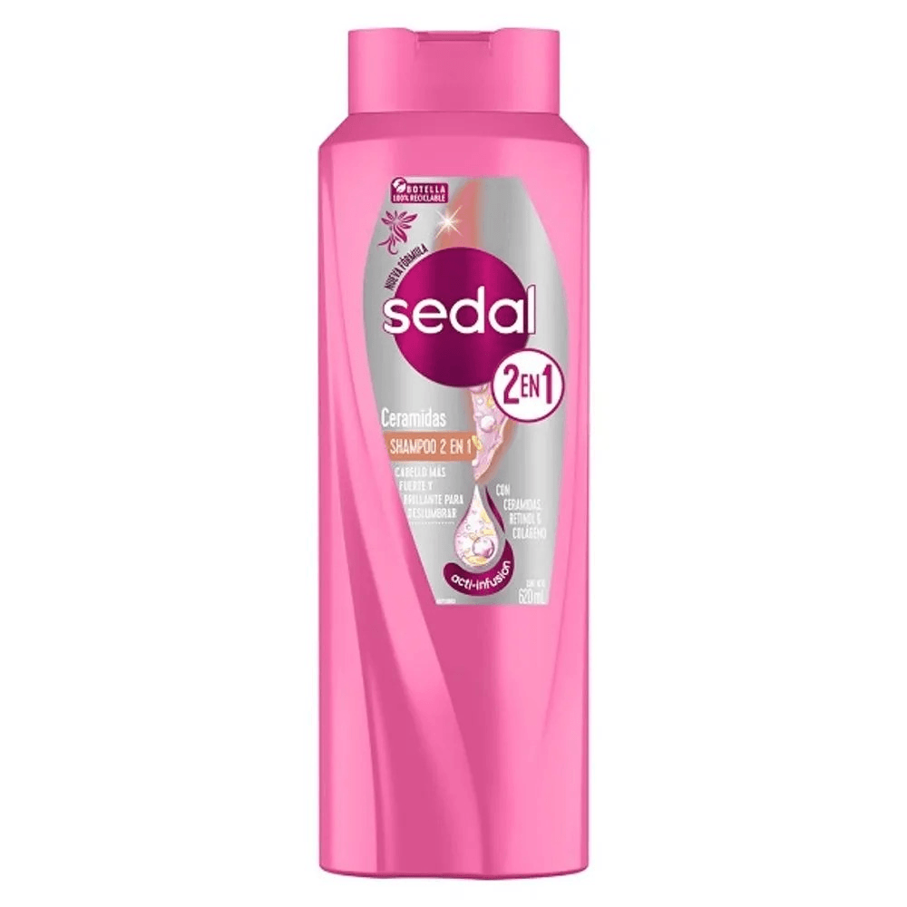 Shampoo Sedal Ceramidas 2 en 1 620 mL - Farmacias Klyns