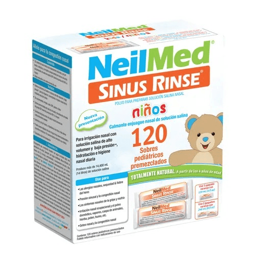 Neilmed Sinus Rinse Pediatrico 120 Sobres Premezclados - Farmacias Klyns