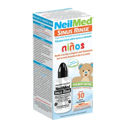 NeilMed Sinus Rinse Pediatrico 30 Sobres Premezclados - Farmacias Klyns