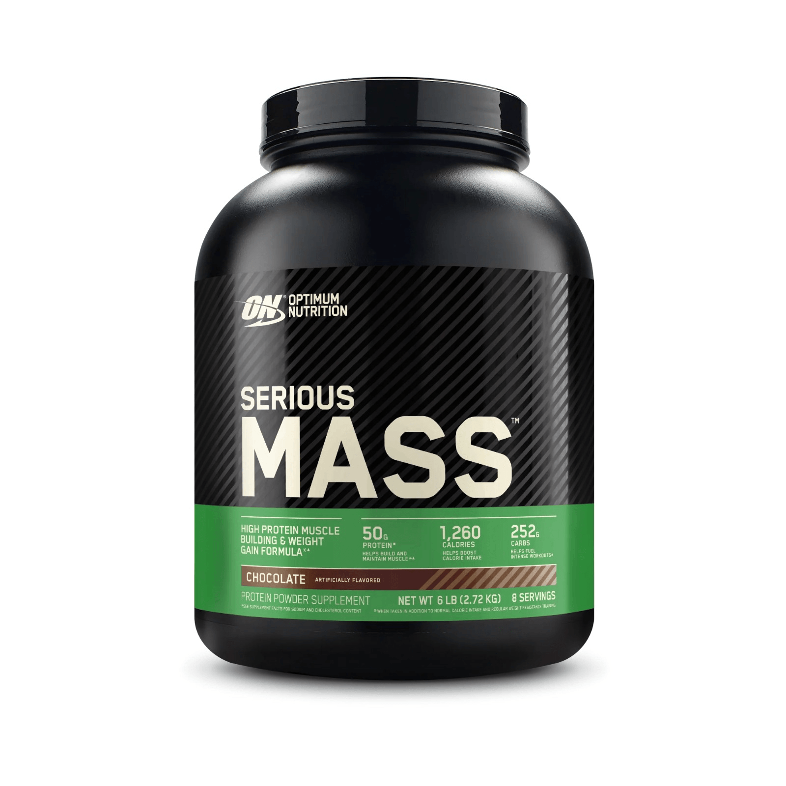 Proteina Serious Mass Optimum Nutrition Chocolate 2,720 g - Farmacias Klyns